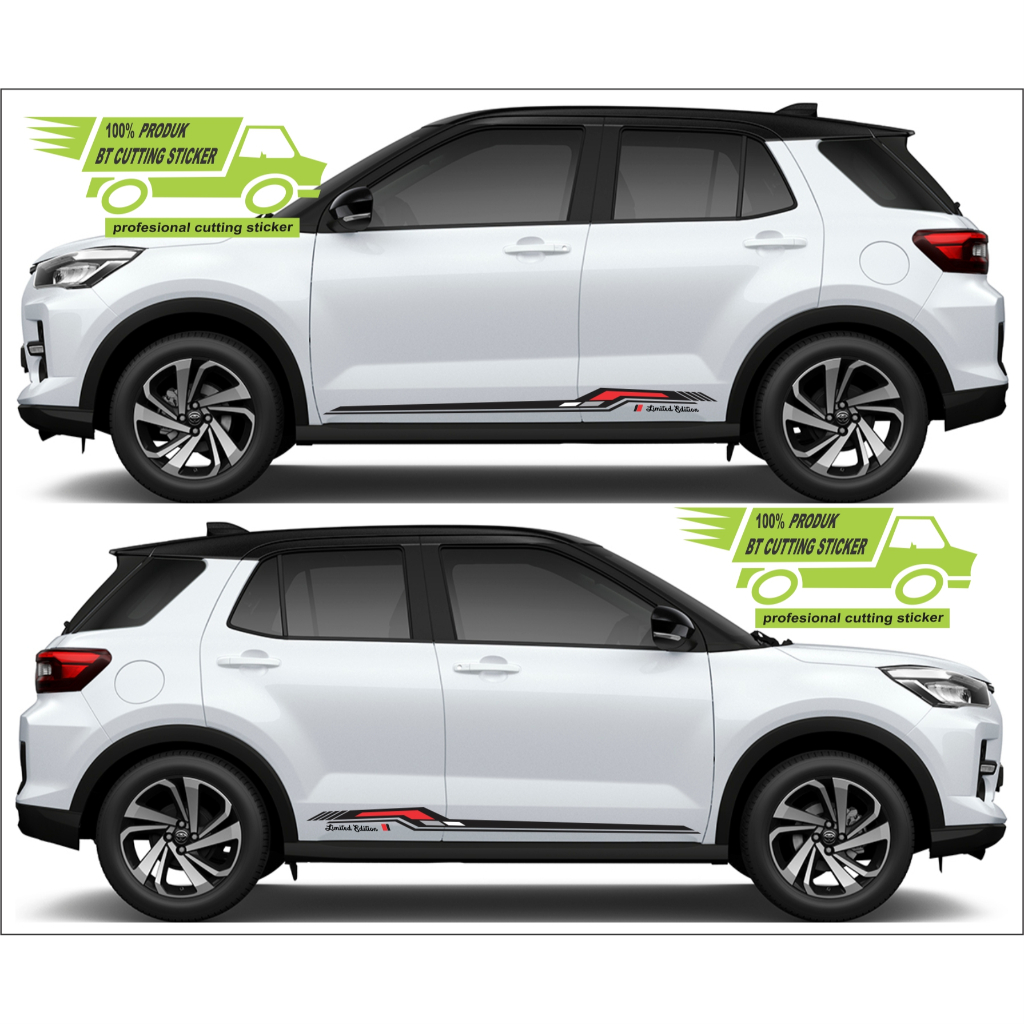Jual sticker mobil toyota raize sticker mobil raize striping mobil ...