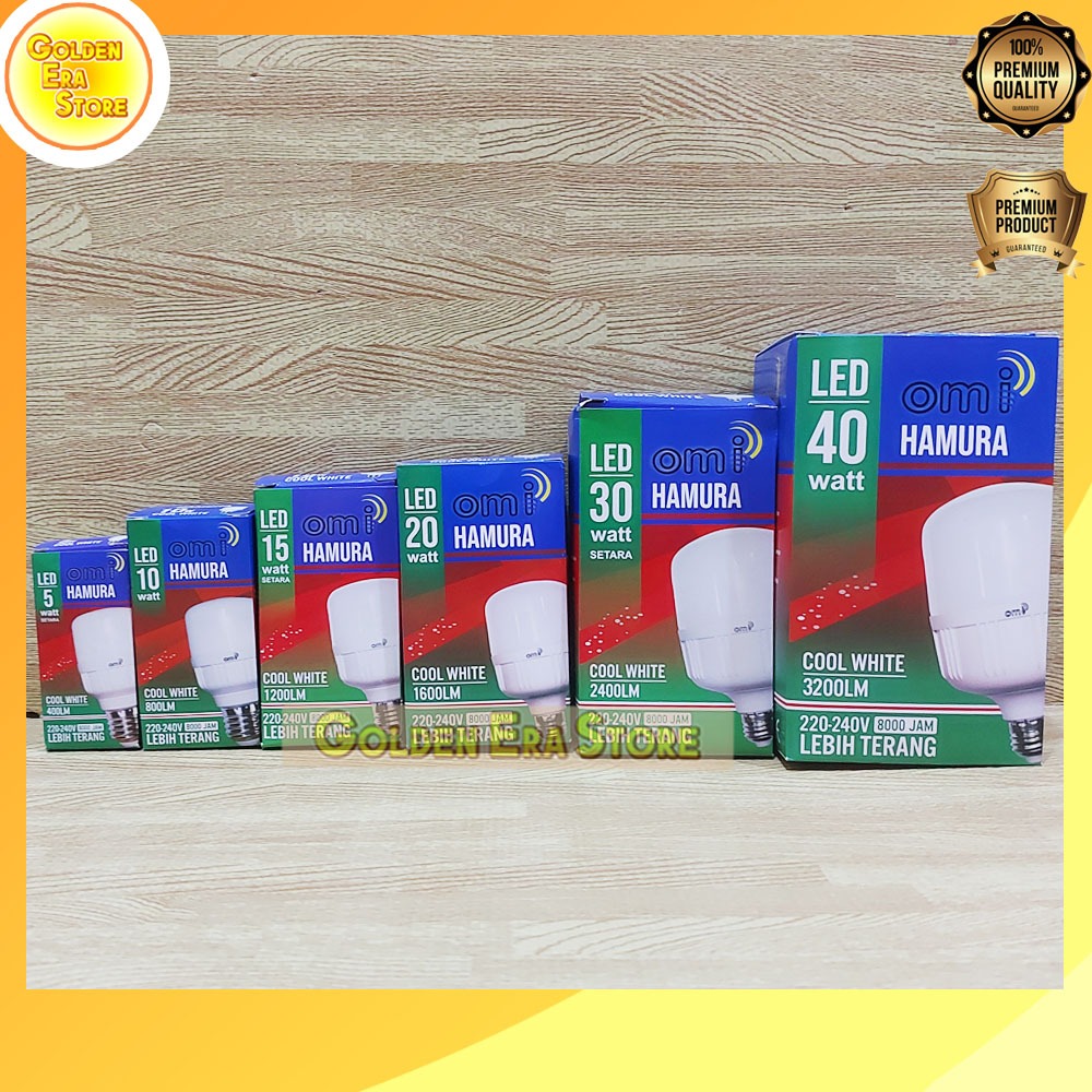 Jual Lampu LED OMI HAMURA / capsule OMI Hamura 5W /10W /15W /20W /30Watt / 40Watt cahaya putih ...