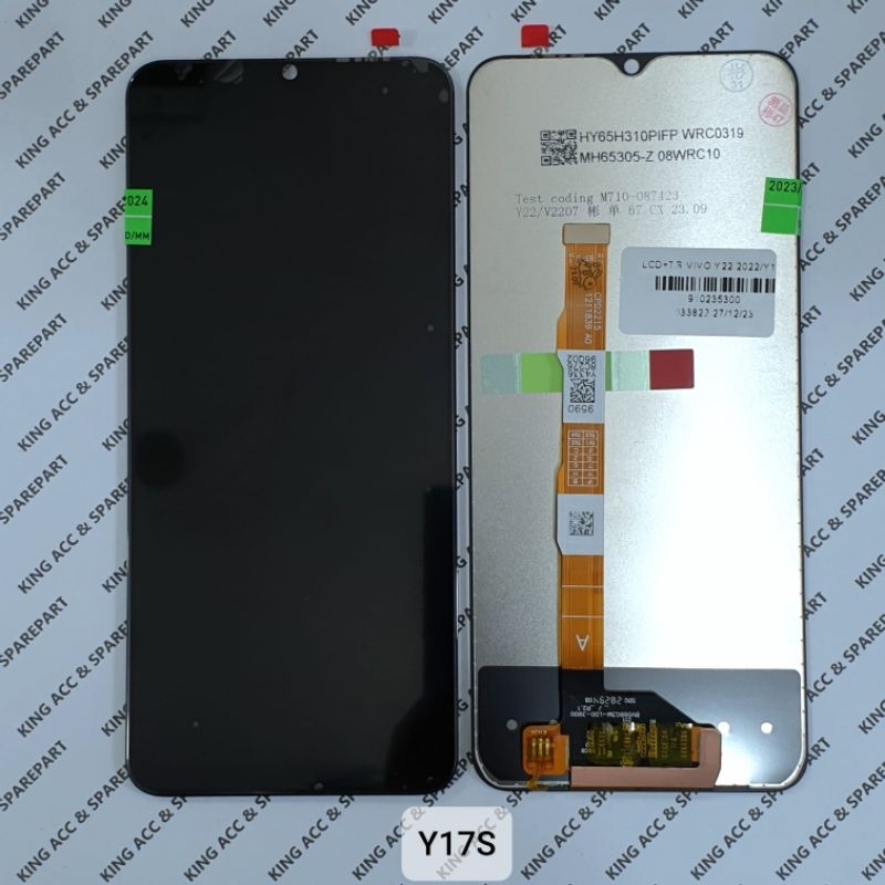 Jual LCD TOUCHSCREEN VIVO Y17S BLACK | Shopee Indonesia