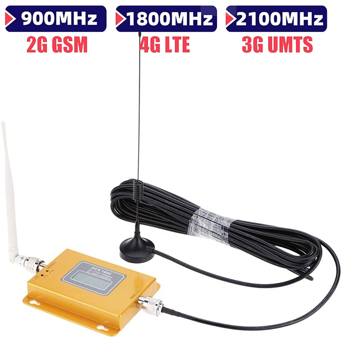 Jual GSM LTE 1800 LCD 70dB 4G Penguat Modem HP Proyek 4G Keuntungan ...