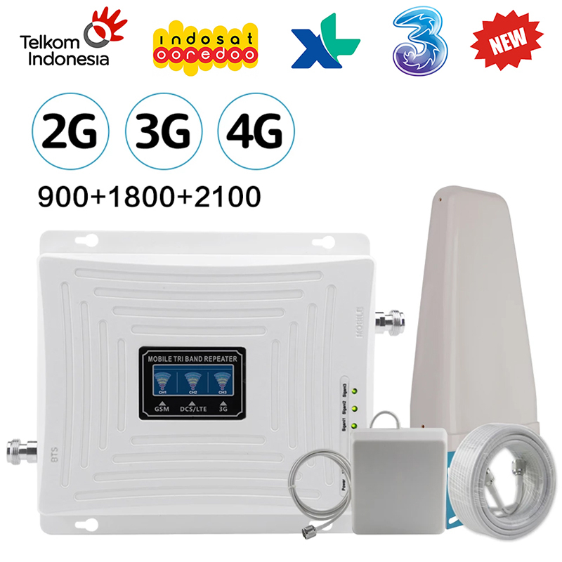 Jual Set Lengkap Sinyal MODEM 4G Menjadi Penuh tiga Frekuensi 900 1800 ...