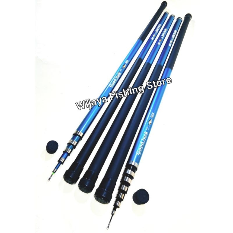 Jual Joran Pancing Tegek Gabus Yule Quan Good Luck Pole 600 700 800 6 ...