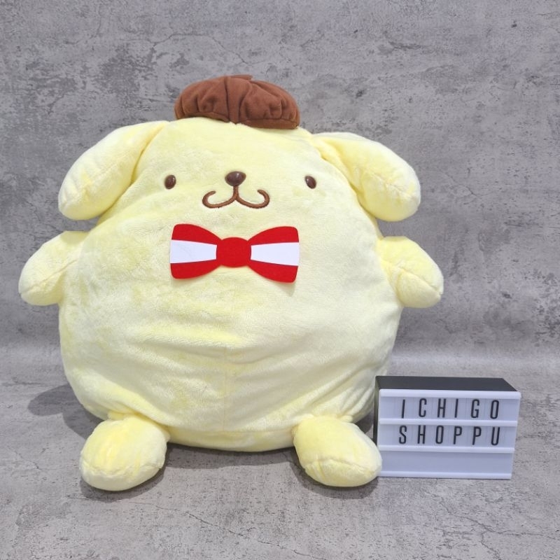 Jual Sanrio Pompompurin Ichikohaku Ribbon Super BIG Plush Doll FURYU ...