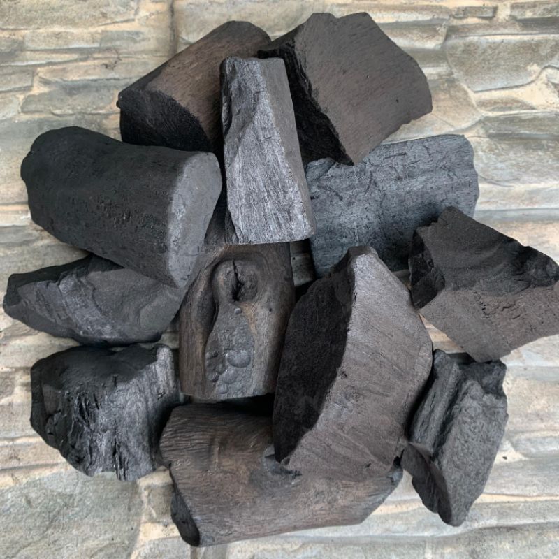 Jual (1kg) Arang Kayu Halaban - Grade AB | Shopee Indonesia