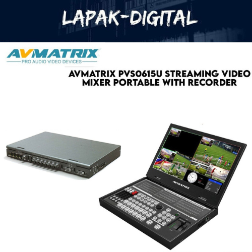 Jual AVMATRIX PVS0615U Streaming Video Mixer Portable with Recorder ...