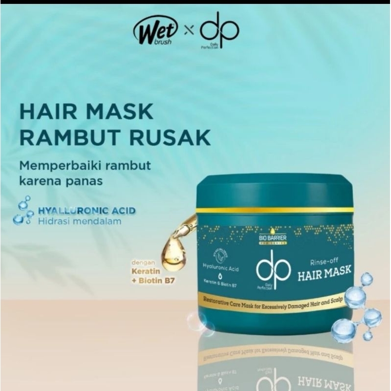 Jual DP Daily Perfection Bio Barrier Hair Mask 200ml-Salt Free Shampo SLS Free Sulfate Free ...