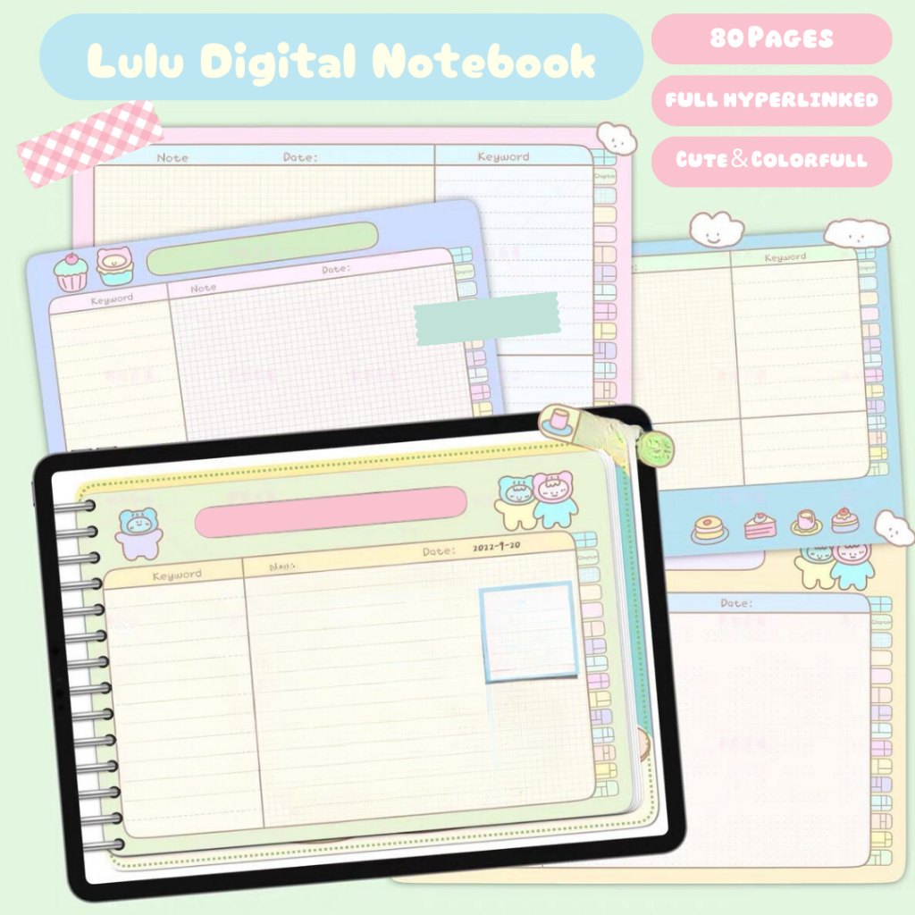 Jual Digital Notebook Landscape Aesthetic and Colorfull --- Lulu ...