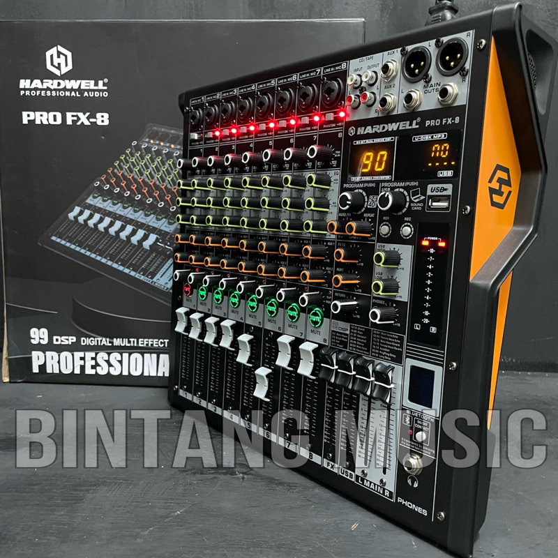 Jual Mixer Hardwell PRO FX8 Original 8 channel mixer hardwel pro fx 8 ...
