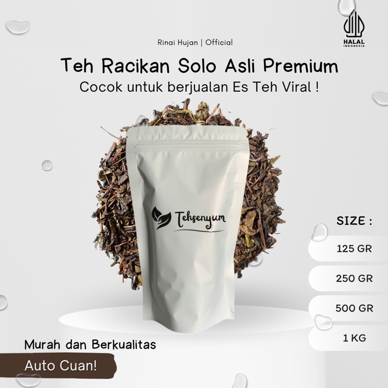 Jual TEH SENYUM - TEH RACIKAN SOLO ASLI PREMIUM | UNTUK 60 CUP ES TEH ...