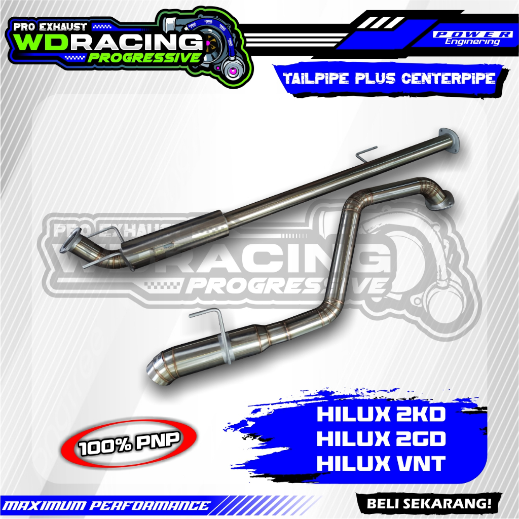 Jual MUFFLER BOLTON HILUX REVO 2GD HILUX 2KD PLUS CENTERPIPE WD_RACING ...