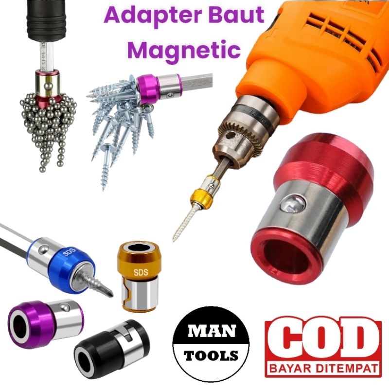 Jual Adapter Baut Magnet Obeng Bor Strong Magnetic | Shopee Indonesia
