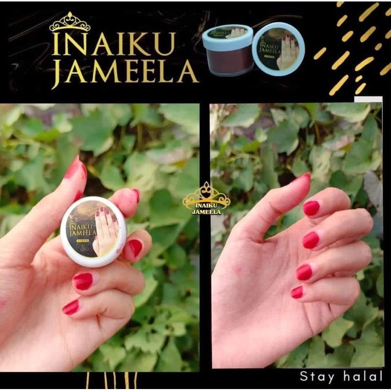 Jual Inaiku Jameela/Kutek Halal/pewarna kuku halal/hena halal/henna ...