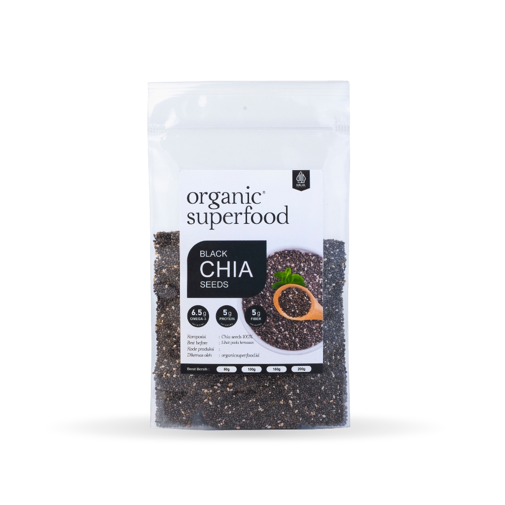 Jual Black Chia Seed Premium Original Mexico Diet Organic | Shopee ...