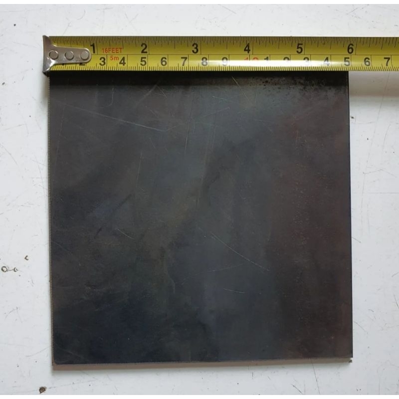 Jual Plat Besi Hitam tebal 5mm Ukuran 15 x15cm | Shopee Indonesia