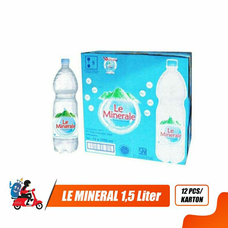 Jual LE MINERALE 1500ML / AIR MINERAL LEMINERALE / ISI 12 PCS PER ...