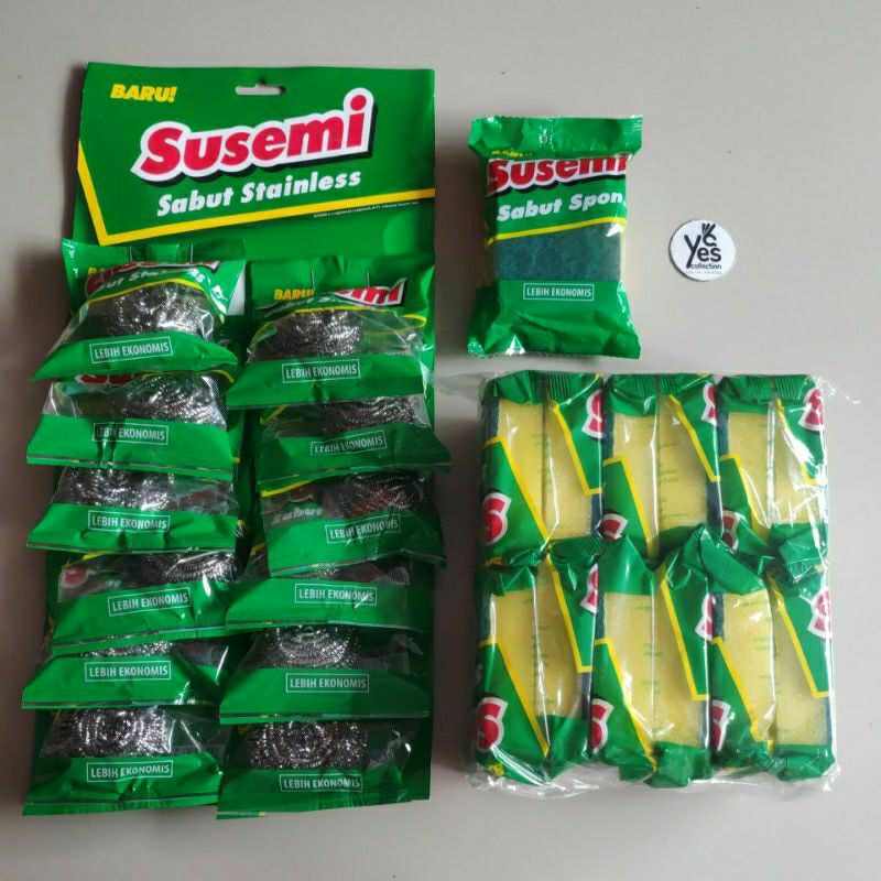 Jual Sabut Spon Cuci piring Susemi Sabut Stainless Kawat gosok ...