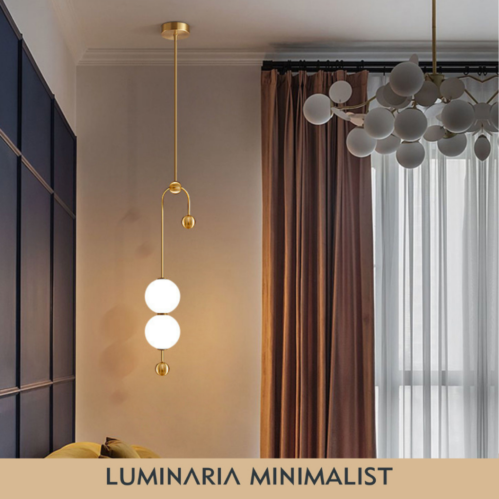 Jual Golden Luxury Rod Bedside Ceiling Lamp Lampu Hias Gantung ...