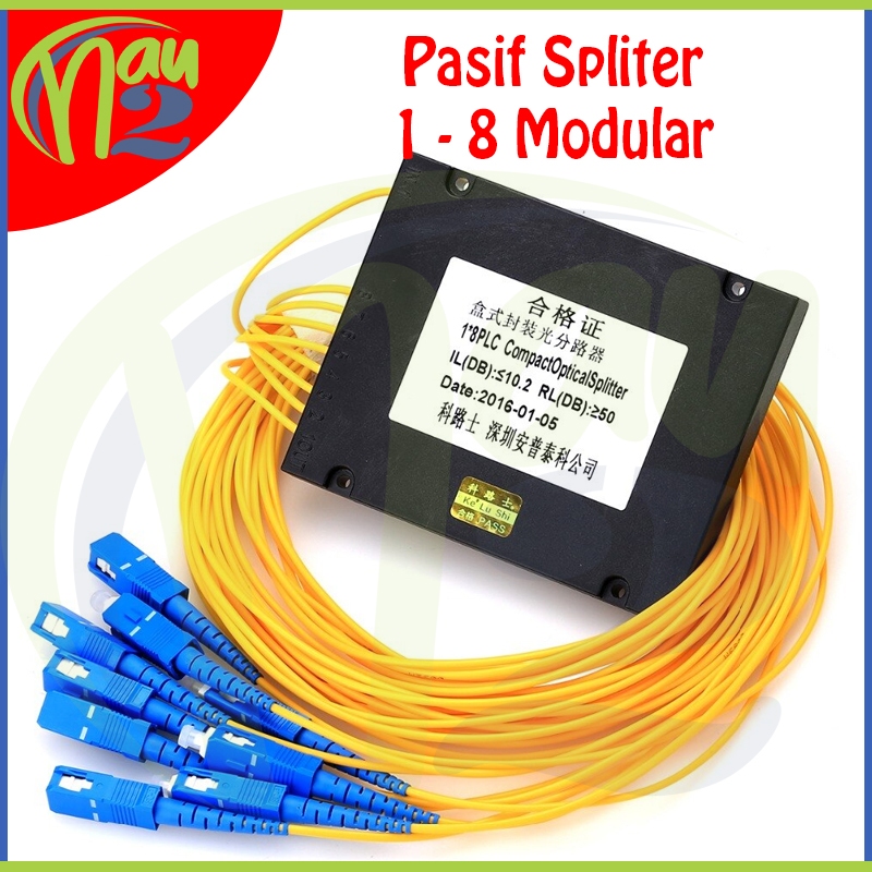 Jual Passive Splitter Pasif Spliter 1 - 8 UPC Fiber Optik 1x8 Optic ...