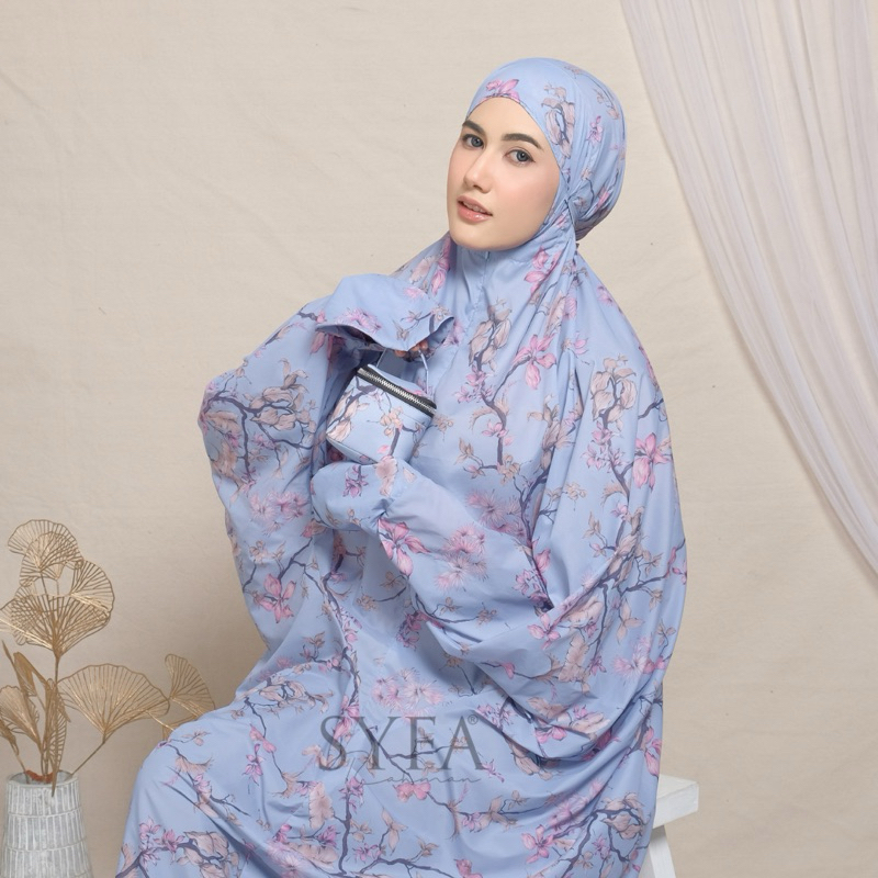 Jual Syfa Rahman - Mukena Mini Traveling Terusan Motif Parasut Korea ...