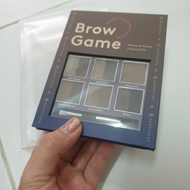 Jual PRELOVED//SOMETHINC//BROW GAME//EYEBROW PALETTE | Shopee Indonesia