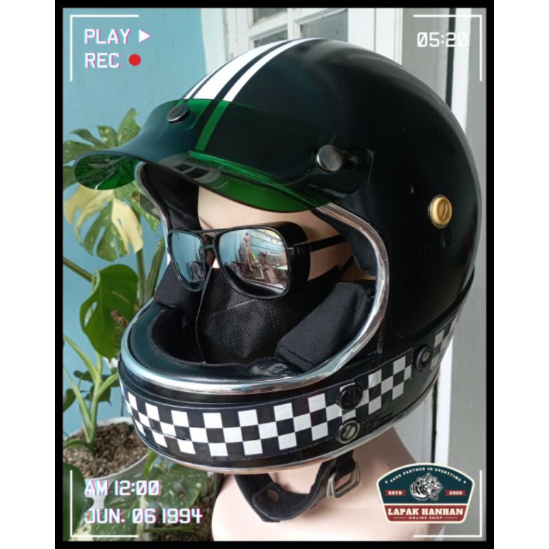 Jual Helm Jadul TRX Custom SE | Shopee Indonesia