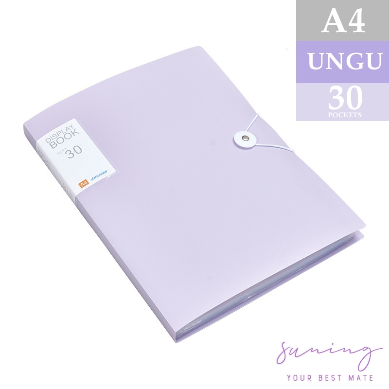 Jual Display Book / Map File Dokumen A4 20/30/40 Halaman Warna Pastel-Suning Mall | Shopee Indonesia