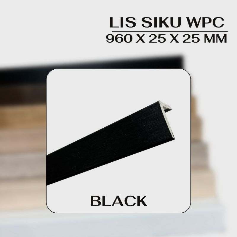Jual WPC Lis Siku 1 Meter List Penutup 0.96 m 96 cm Wall Panel | Shopee ...
