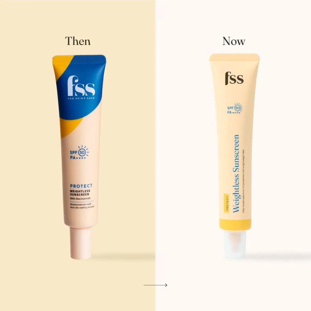 Jual GLAM - FOR SKINS SAKE FSS Weightless Sunscreen SPF 50 PA++++ - SUNSCREEN SUNBLOCK FSS 7ml ...