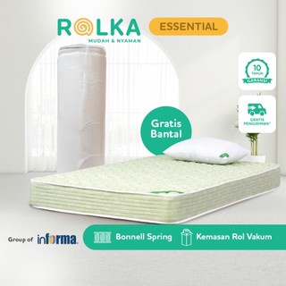 Jual Rolka Essential Kasur Bonnel Springbed In Box - Hijau Mattress ...