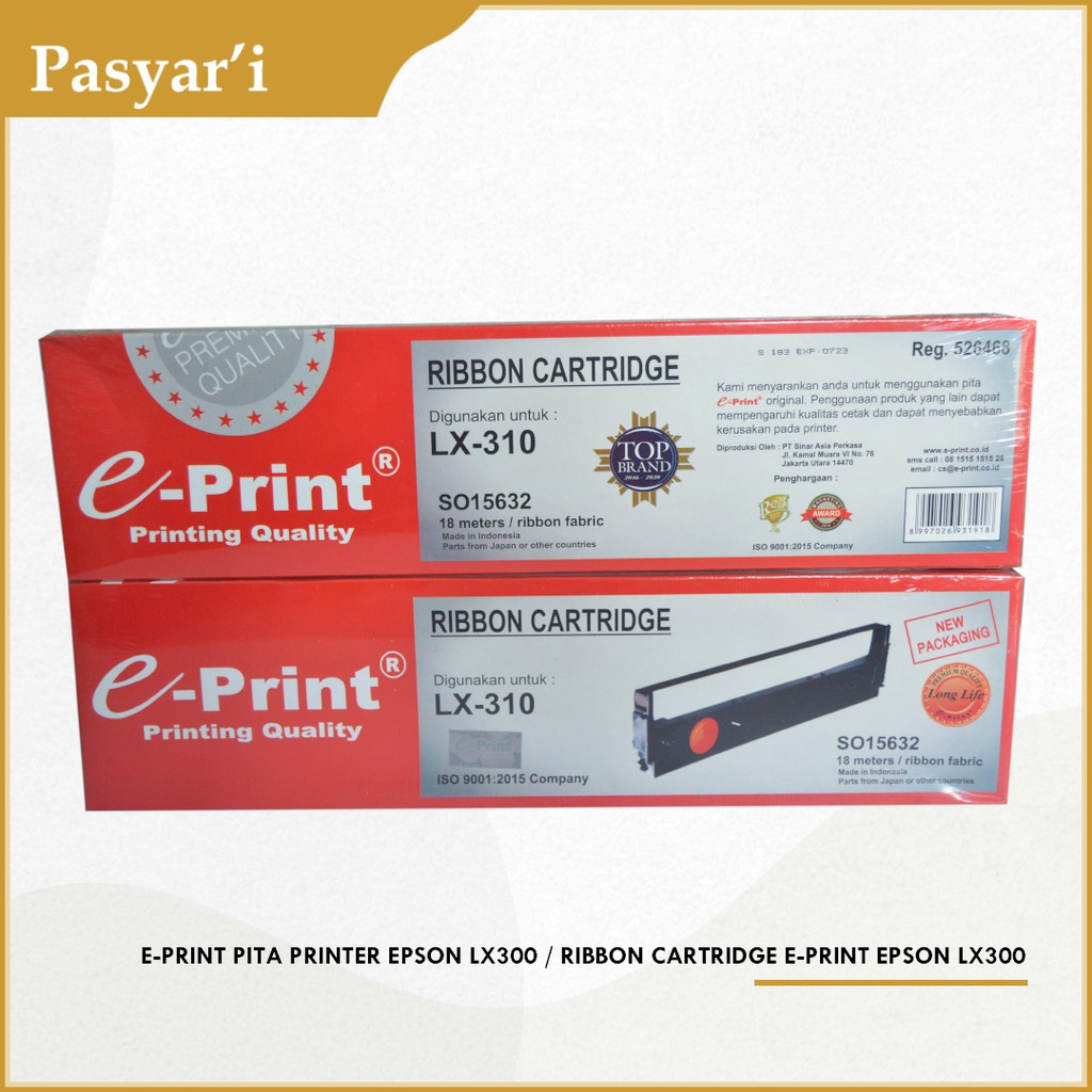 Jual E-Print Pita Printer Epson LX-310 / LQ-310 Ribbon Cartridge E ...