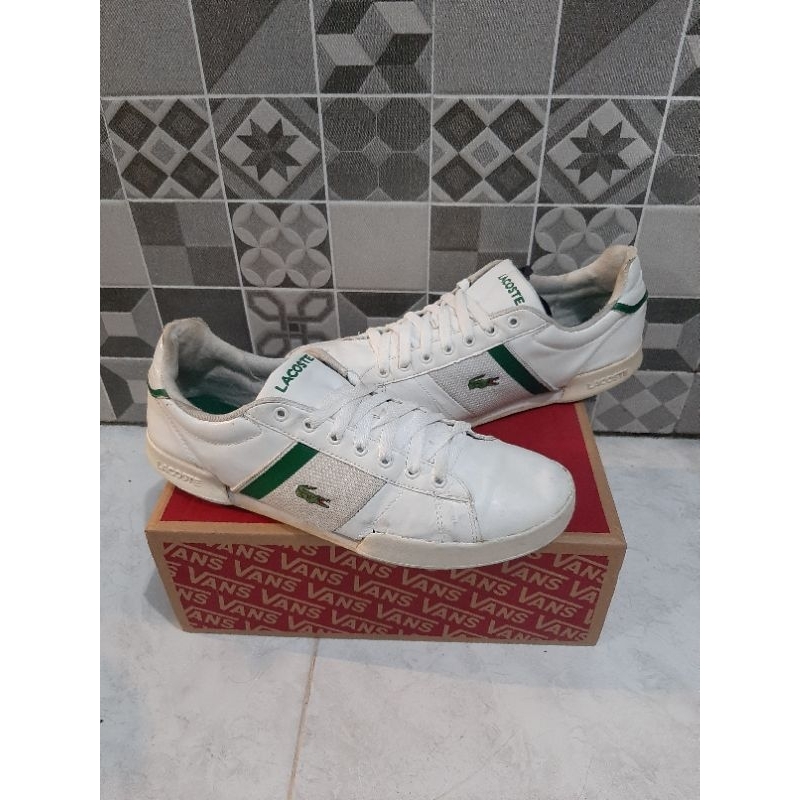 Jual sepatu Lacoste original second repaint | Shopee Indonesia
