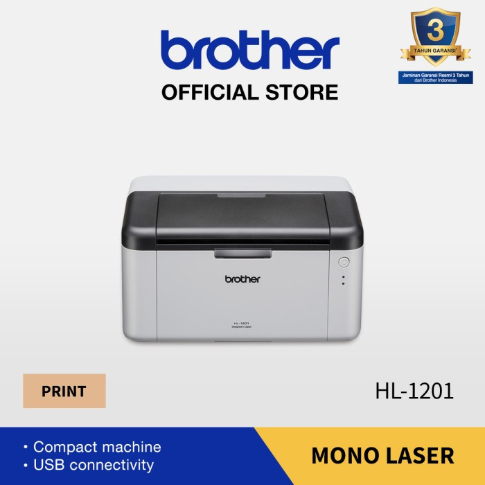 Jual BROTHER Printer Laser Mono HL1201 HL 1201 | Shopee Indonesia