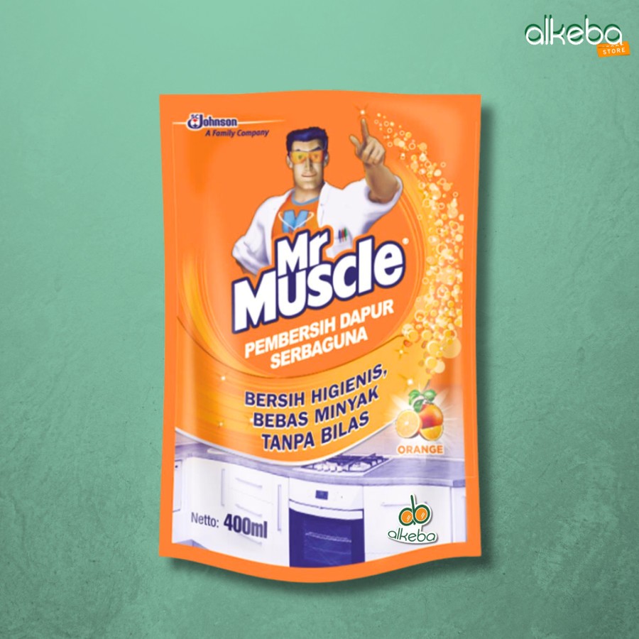 Jual Mr Muscle Pembersih Dapur Serbaguna Refill 400 ml | Shopee Indonesia