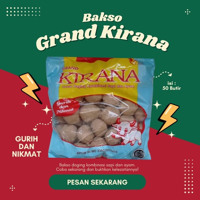 Jual Bakso Kirana "Biru" | Shopee Indonesia
