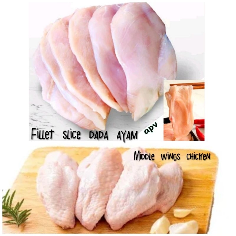 Jual fillet daging ayam segar fresh all varian fillet paha,fillet dada ...
