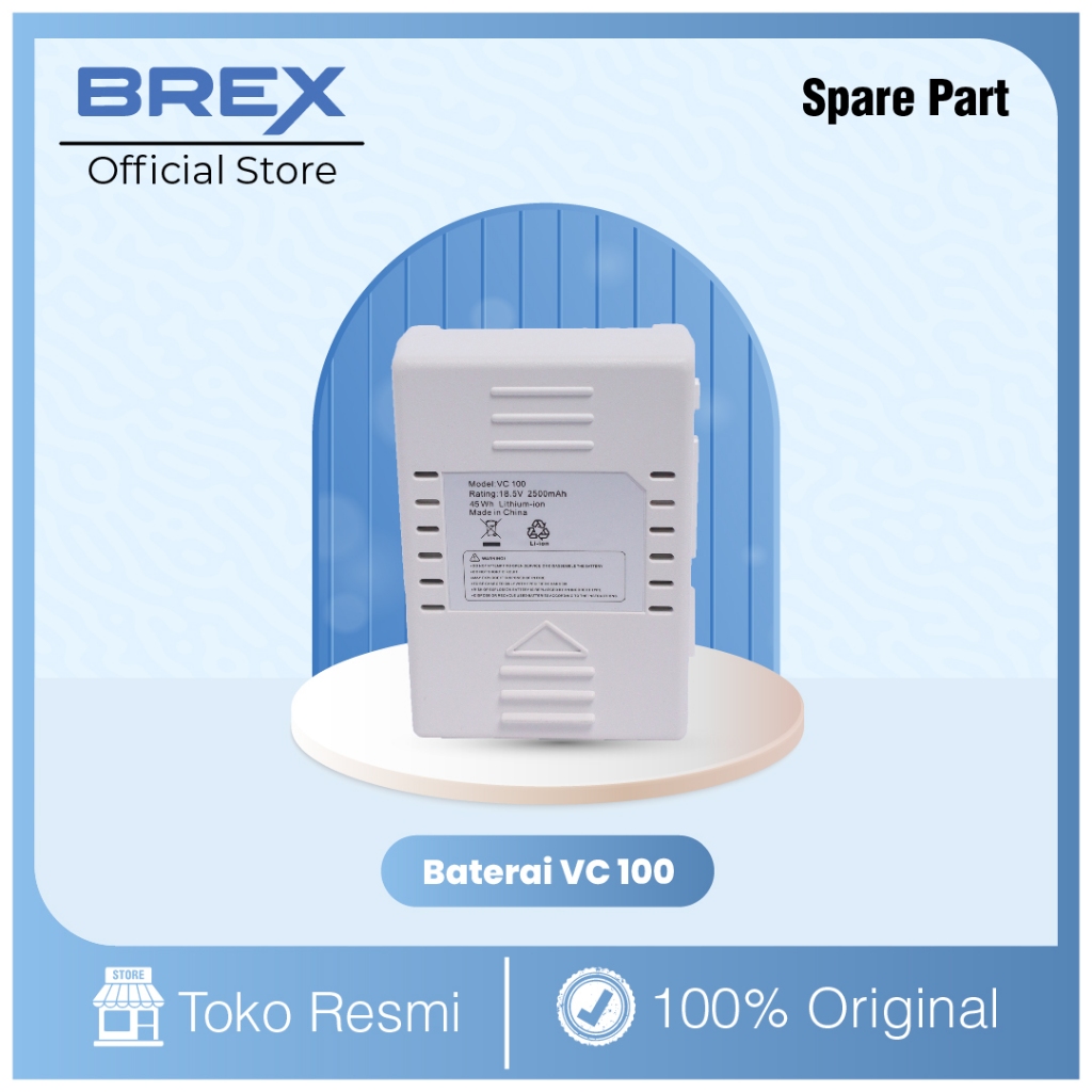 Jual BREX [Spare Part] Brex Baterai Vacuum Cleaner VC100 | Shopee Indonesia
