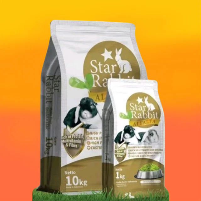 Jual STAR RABBIT 1KG ALFALFA MAKANAN KELINCI STAR RABBIT ALFALFA 1KG ...