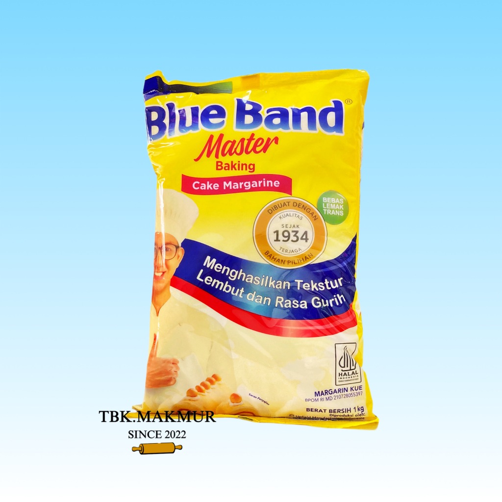 Jual Blue Band Master Baking Cake Margarine | Margarin Kue 1 Kg ...