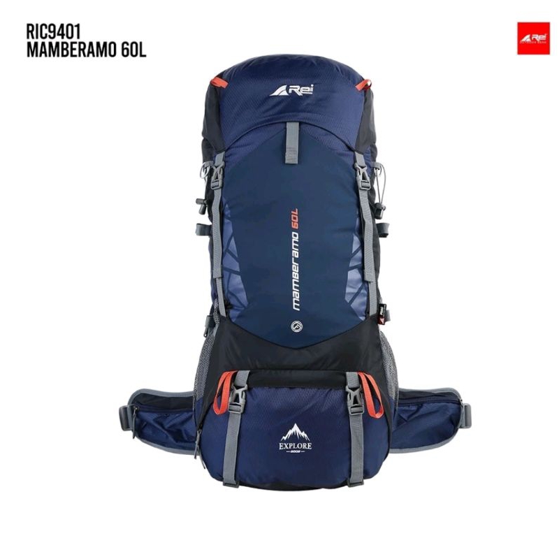 Jual Tas Gunung Carrier Arei Outdoorgear Mamberamo 60L+Rain cover idr ...
