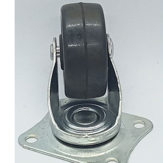 Jual Roda Castor Gepeng Rubber Caster 2 Inch 50 mm | Shopee Indonesia