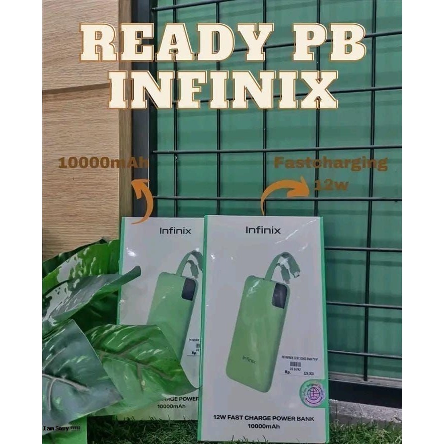 Jual Infinix Powerbank 12w Fast Charger 10000 mAh PB Infinix Garansi ...