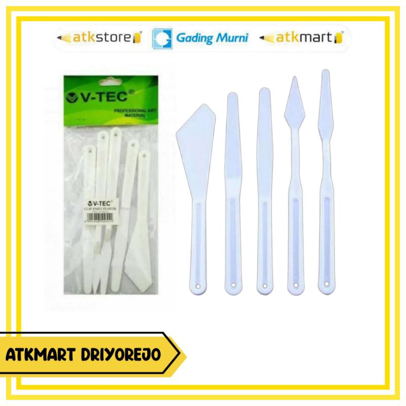 Jual CLAY TOOLS ALAT UKIR V-TEC TYPE VT TS5-5 ISI 5PCS BUTSIR PAINT ...