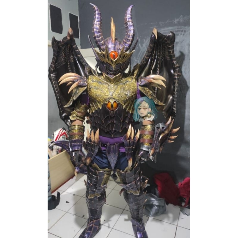 Jual READY STOCK MONSTER HUNTER WORLD COSTUME COSPLAY FATALIS BETA ...