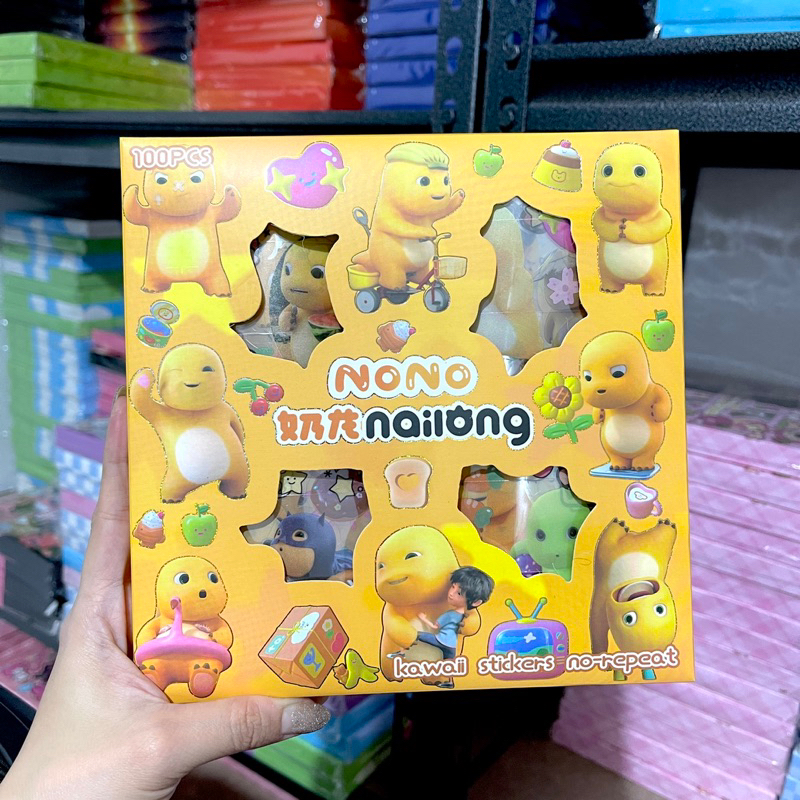Jual [PSS] STIKER NONO NAILONG ISI 100 LEMBAR | STIKER VIRAL | STIKER ...
