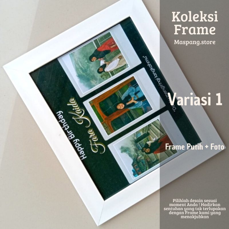 Jual Variasi Frame | Kayu & Plastik | Ukuran 5R | Bisa Custom | Shopee ...