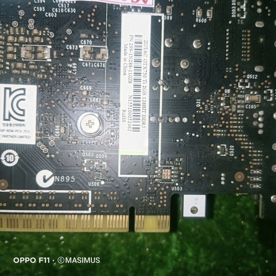 Jual VGA CARD ZOTAC GTX 750 Ti 2GB 128 bit BEKAS | Shopee Indonesia