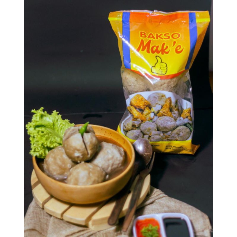 Jual Mak'e Bakso Sapi Super Jumbo isi 10pc | Shopee Indonesia