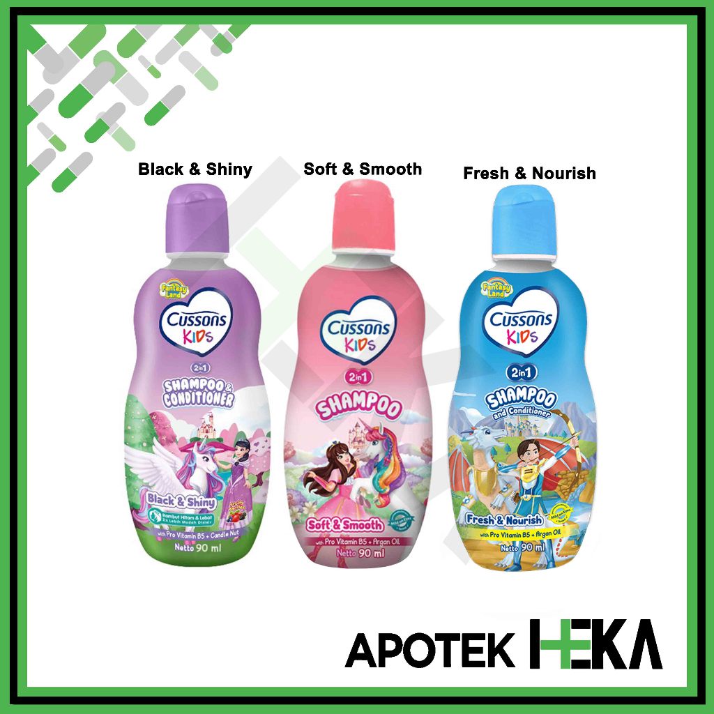 Jual Cussons Kids 2in1 Shampoo 90 ml - Shampoo dan Conditioner Anak ...