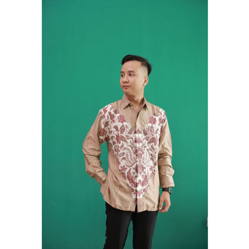 Jual Karunia Jaler Coklat Kemeja Batik (REGULER) | Shopee Indonesia
