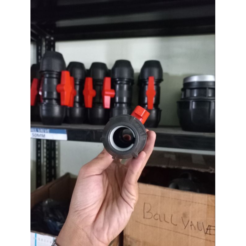Jual BALL VALVE (stop kran) Hdpe ukuran 3/4inch atau 25mm | Shopee Indonesia